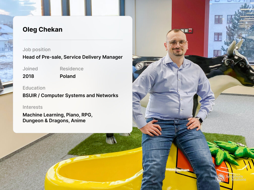 Symphony Personas: Oleg Chekan